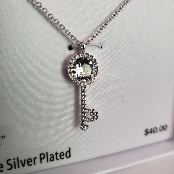 Swarovski | Jewelry | Swarovski Crystals Key Necklace Nwt | Poshmark